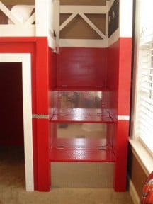 A Loft Bed Turned Fire Truck