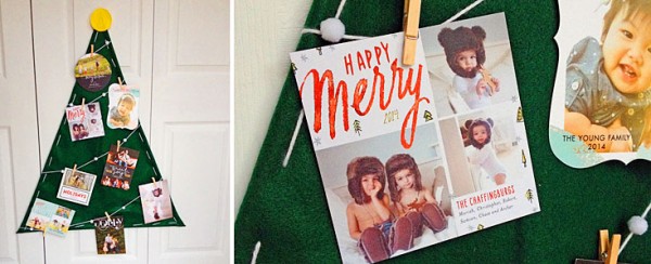 Make a Kid-Friendly Christmas Card Tree Display | Built by Kids ...