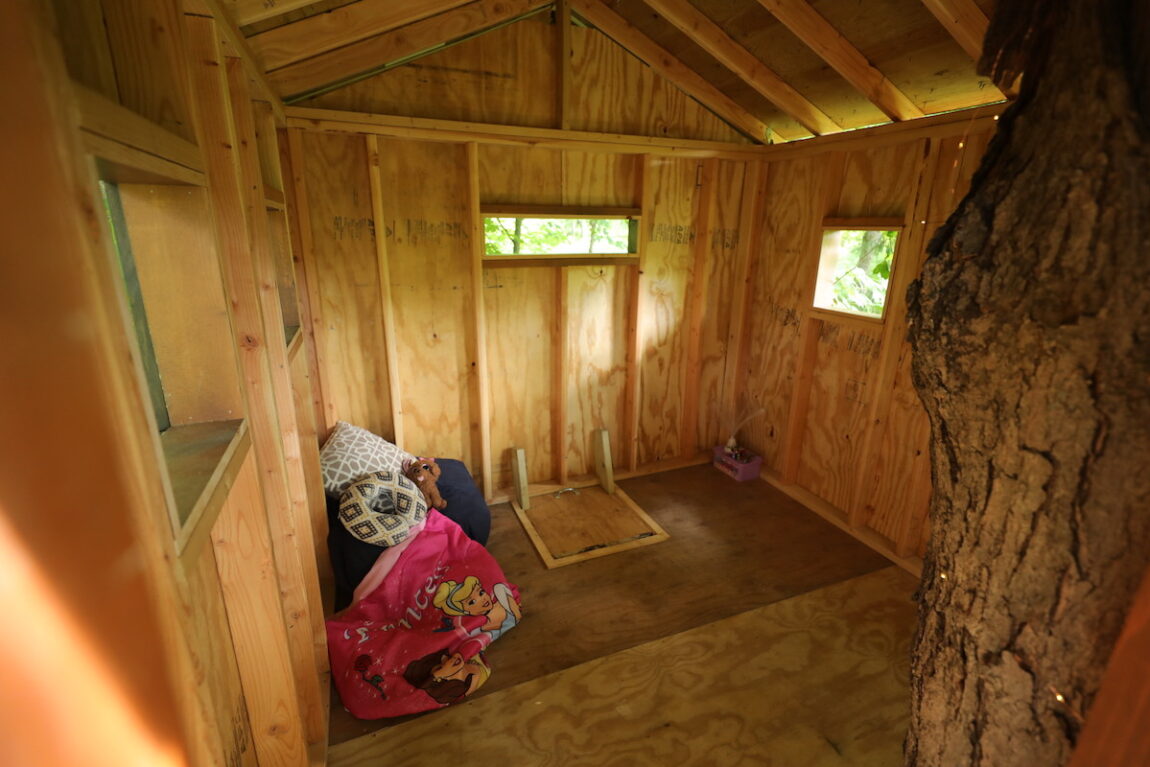 How We Built a Cabin Treehouse | Built by Kids
