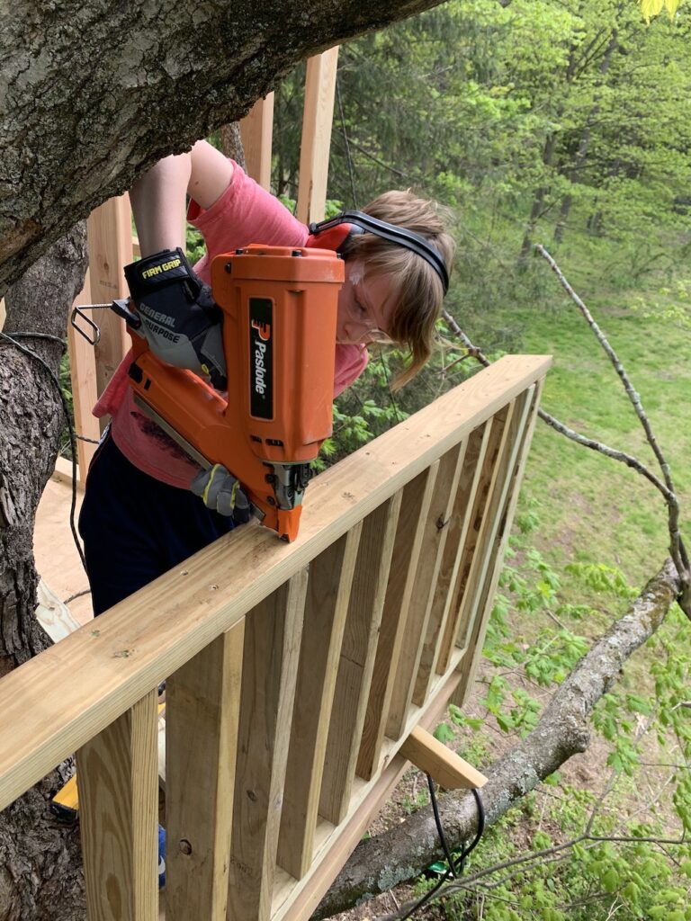 How We Built a Cabin Treehouse | Built by Kids - Empowering Kids to ...