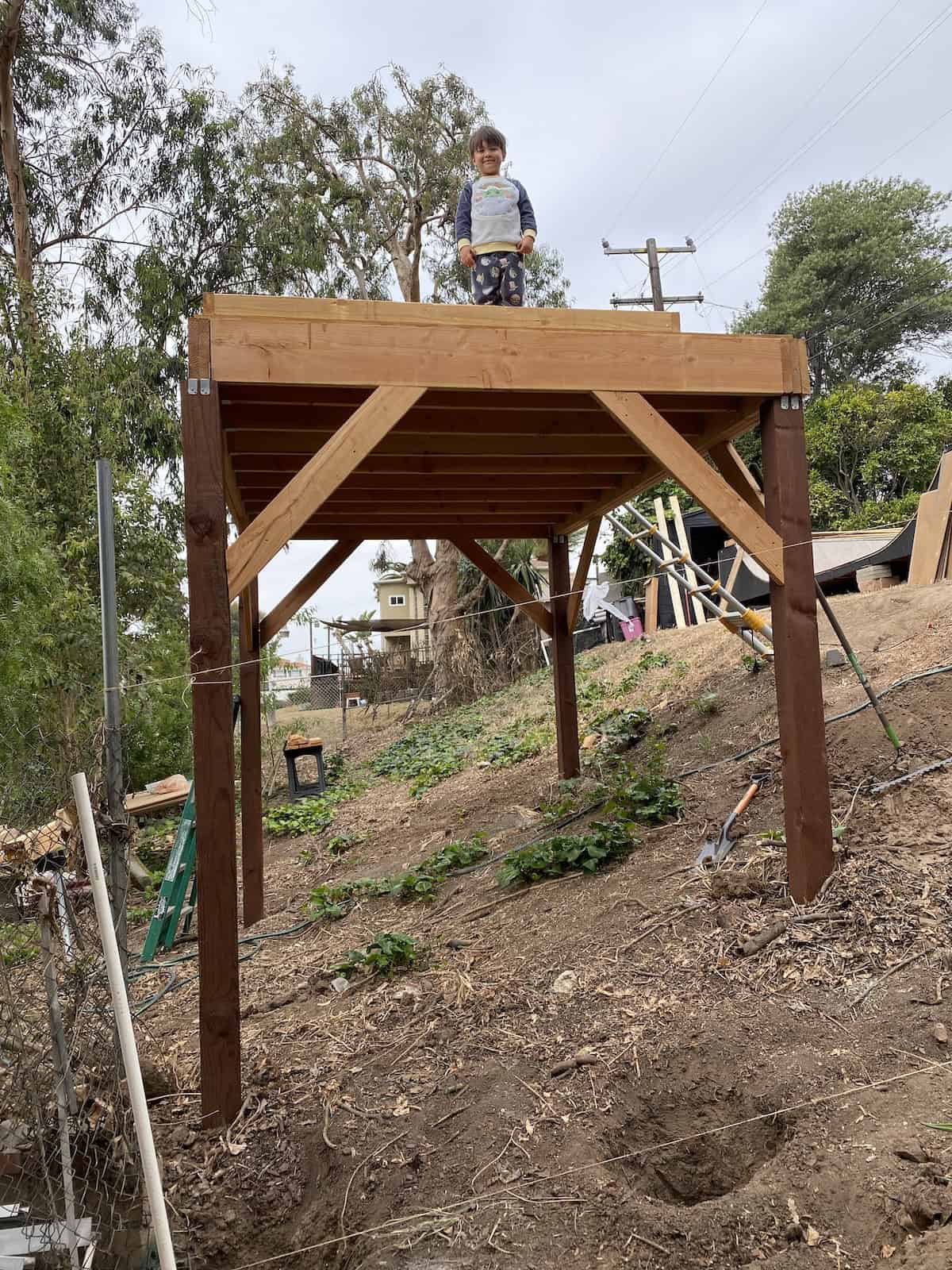 How To Build a Treehouse When You Don’t Have a Tree | Built by Kids ...